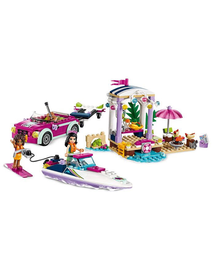 LEGO® 309-Pc. Friends Andrea's Speedboat Transporter 41316 - Macy's