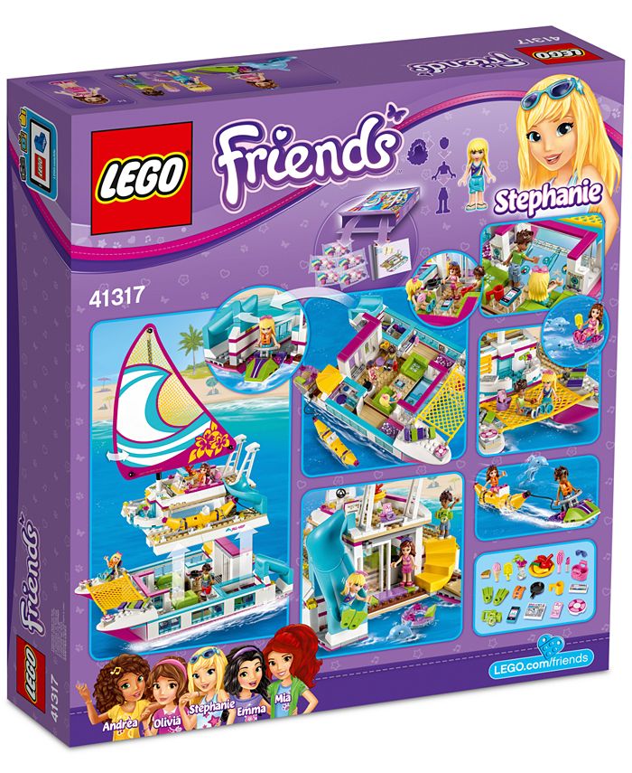 LEGO® 603-Pc. Friends Sunshine Catamaran 41317 - Macy's