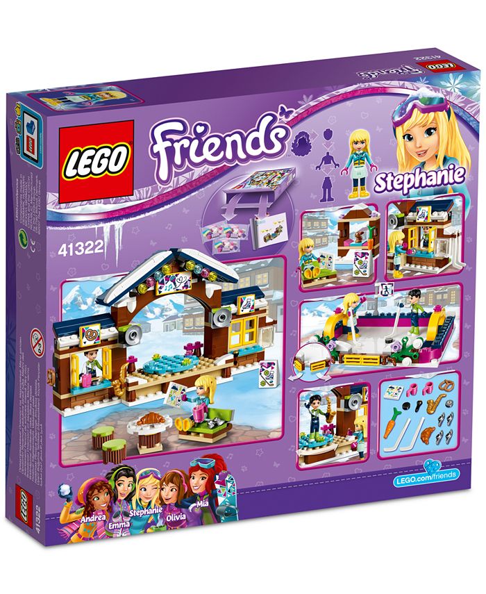 LEGO® 307-Pc. Friends Snow Resort Ice Rink 41322 - Macy's