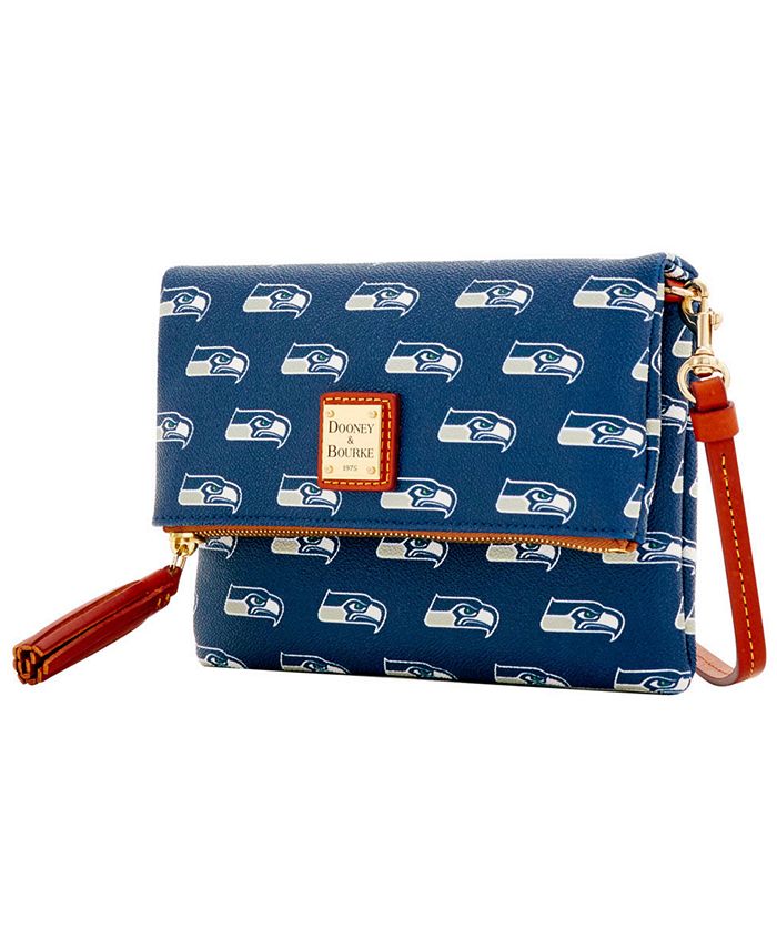 Dooney & Bourke Seattle Seahawks Foldover Crossbody Purse - Macy's