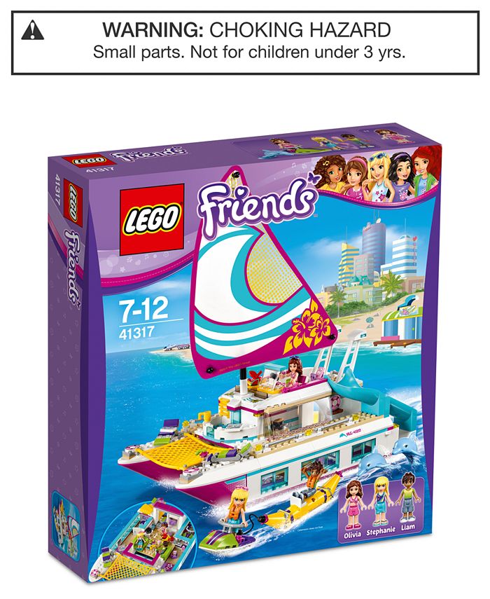 LEGO® 603-Pc. Friends Sunshine Catamaran 41317 - Macy's