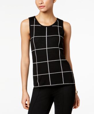 Kasper Printed Shell - Macy's