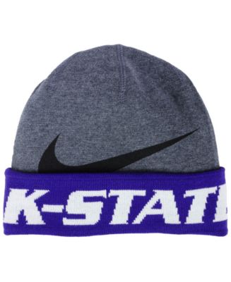 Nike Kansas State Wildcats Training Beanie Knit Hat - Macy's