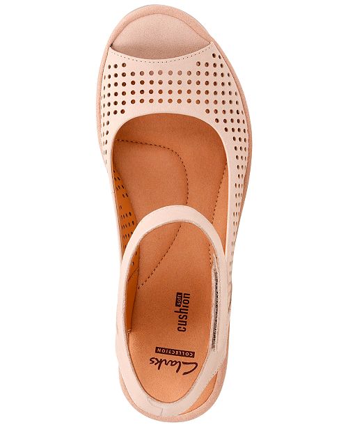 Clarks Collection Women's Reedly Salene Wedge Sandals - Sandals & Flip ...