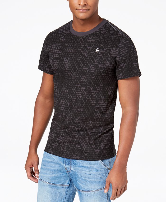 G-Star Raw Men's Honeycomb Graphic-Print T-Shirt - Macy's