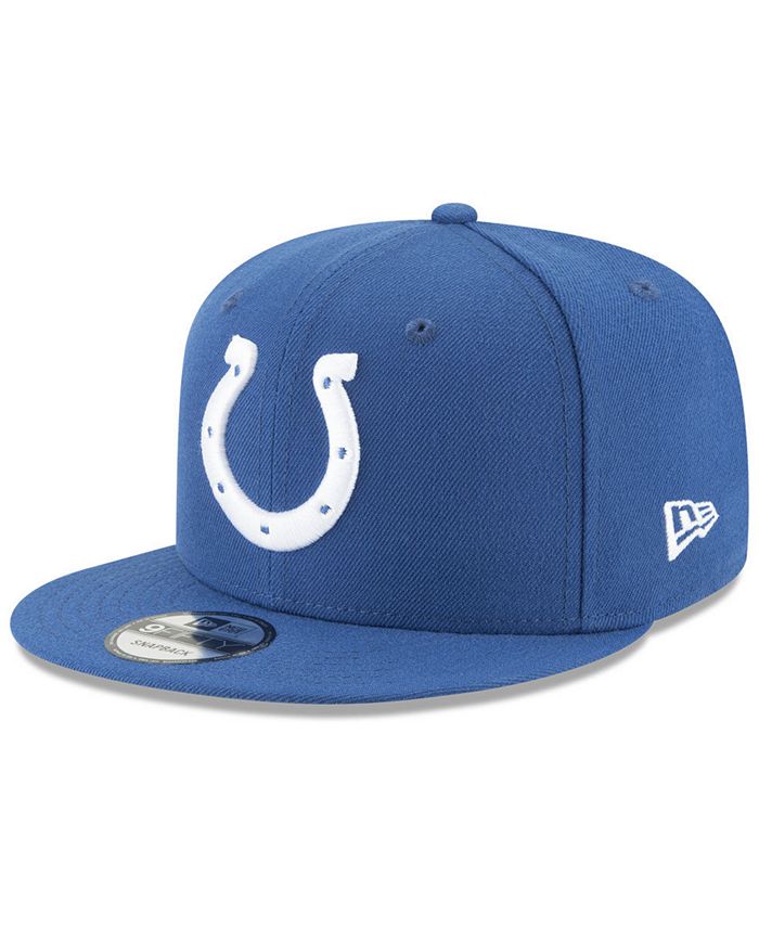 New Era Indianapolis Colts Anniversary Patch 9FIFTY Snapback Cap - Macy's