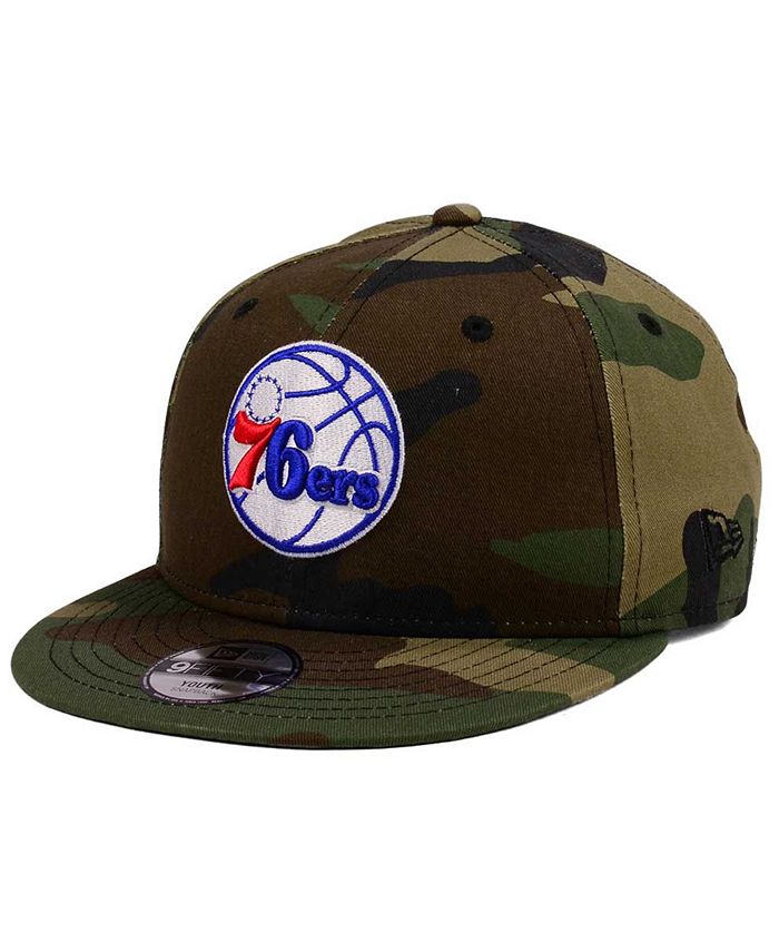 Lids New Era Boy's Philadelphia 76ers Woodland Team 9FIFTY Snapback Cap ...