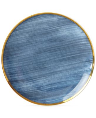 Lenox Luca Acuto Dark Blue Accent Plate - Macy's