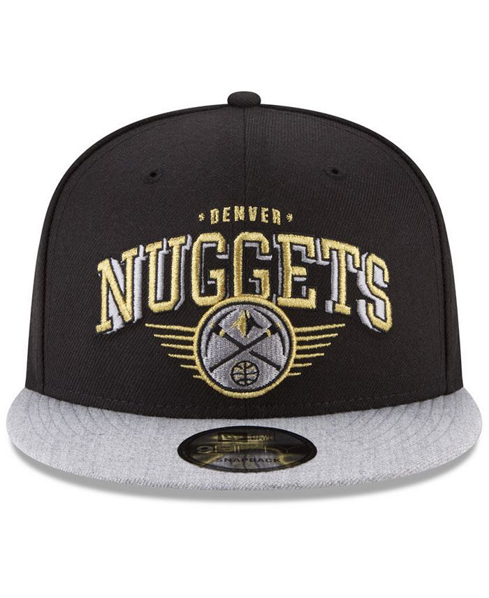 New Era Denver Nuggets Gold Mark 9FIFTY Snapback Cap - Macy's