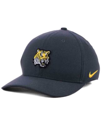 Nike LSU Tigers Anthracite Classic Swoosh Cap - Macy's