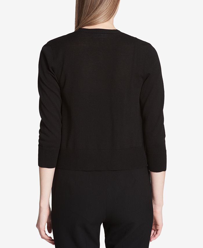 Calvin Klein Open-Front Cardigan - Macy's