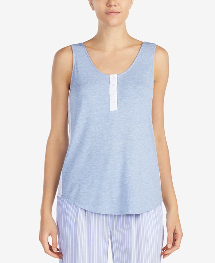 DKNY Contrast-Stripe Tank Top - Macy's