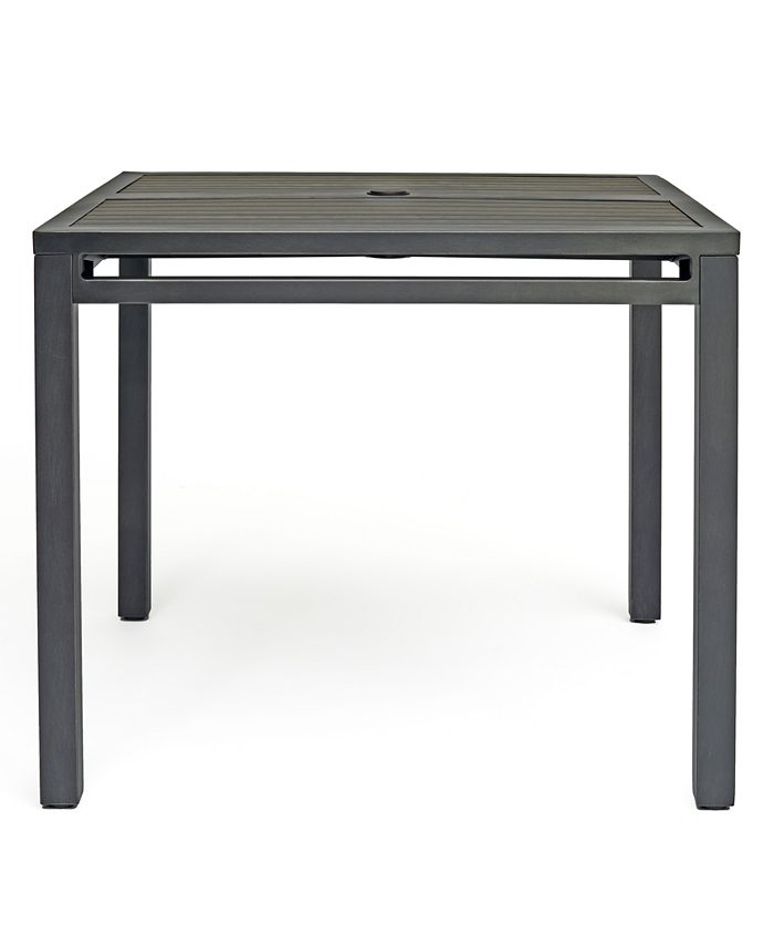 Agio CLOSEOUT! Aluminum 36" Square Outdoor Dining Table, Created for ...