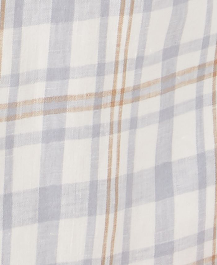 Tallia Orange Men's Big & Tall Modern-Fit Gray/Cream Plaid Sport Coat ...