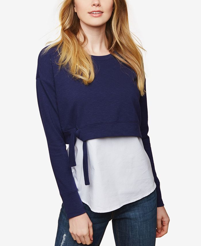 Motherhood Maternity Layered-Look Top - Macy's
