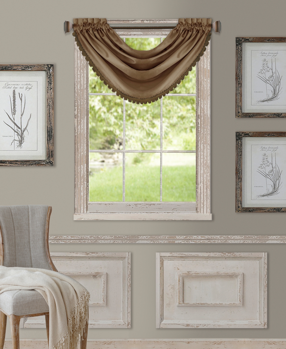 Click here for Elrene Home Fashions All Seasons Waterfall Window... prices