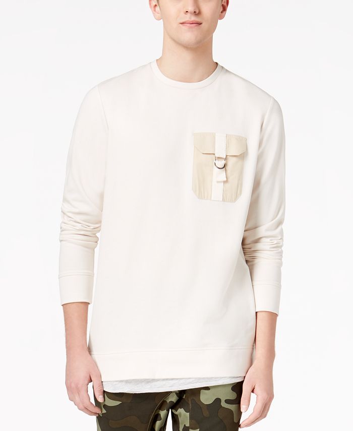 American Rag Men's Layered-Look Pocket Sweatshirt, Created for Macy's ...