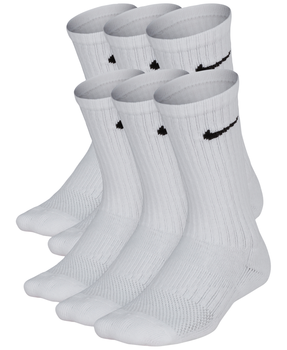 Click here for Nike Big Kids Cushioned Crew Socks  6 Pairs - Whit... prices