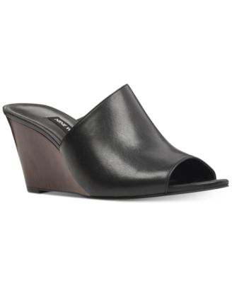 Nine West Janissah Slip-On Wedge Sandals - Macy's