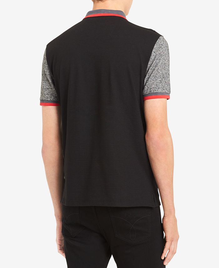 Calvin Klein Men's Tri-Color Polo - Macy's