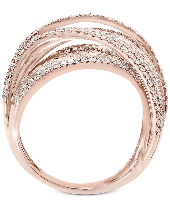 EFFY Collection EFFY® Diamond Multi-Band Weave-Style Ring (2 ct. t.w ...