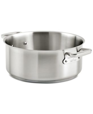 All-Clad Professional 16-Qt. Stainless Steel Rondeau - Macy's