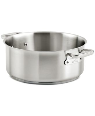 All-Clad Professional 16-Qt. Stainless Steel Rondeau - Macy's