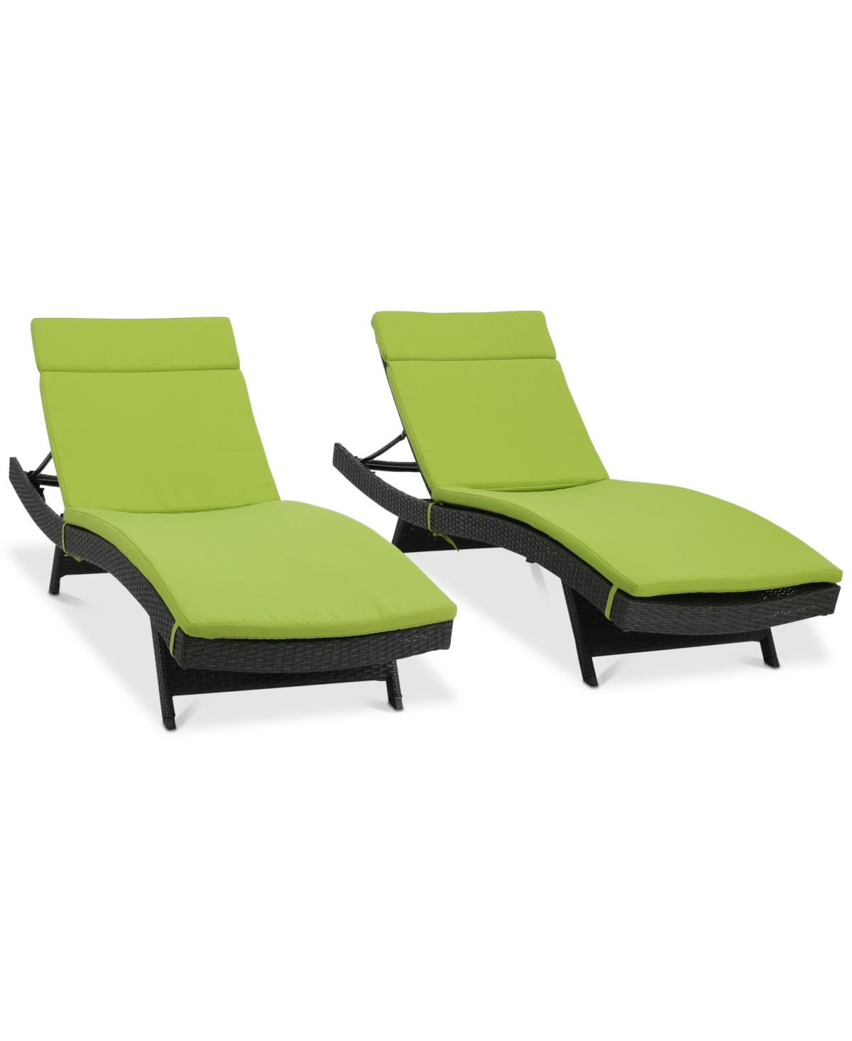 Click here for Taylor Outdoor Chaise Lounge (Set Of 2) - Grey prices