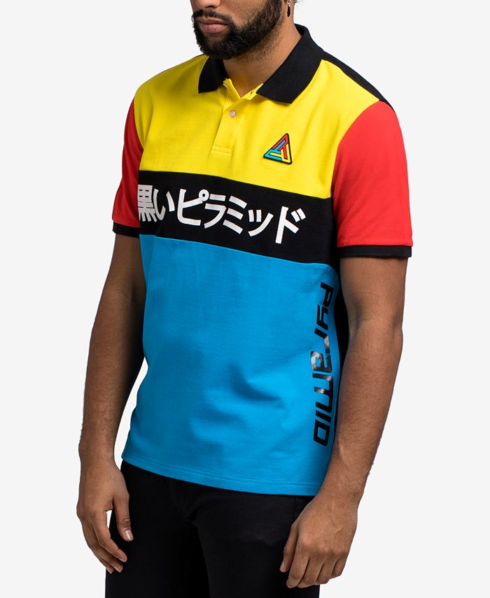 Black Pyramid Men's Colorblocked Polo - Macy's