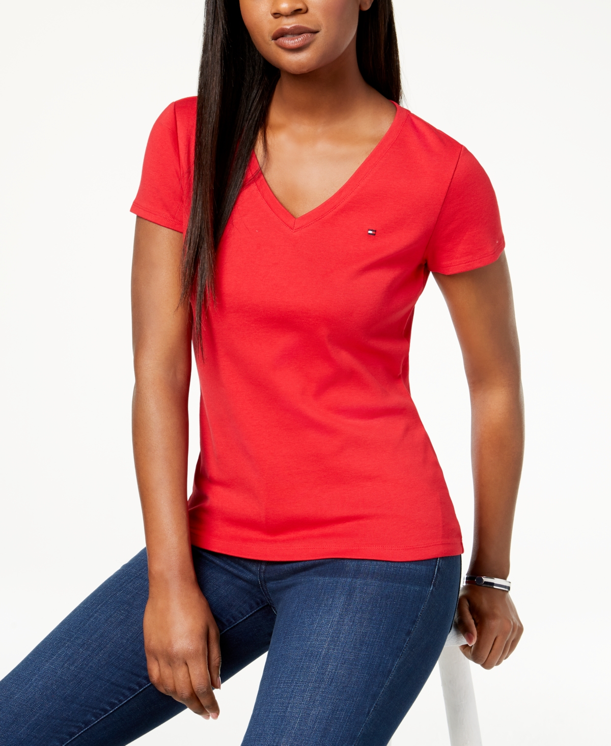 Click here for Tommy Hilfiger Womens V-Neck T-Shirt  Created for... prices