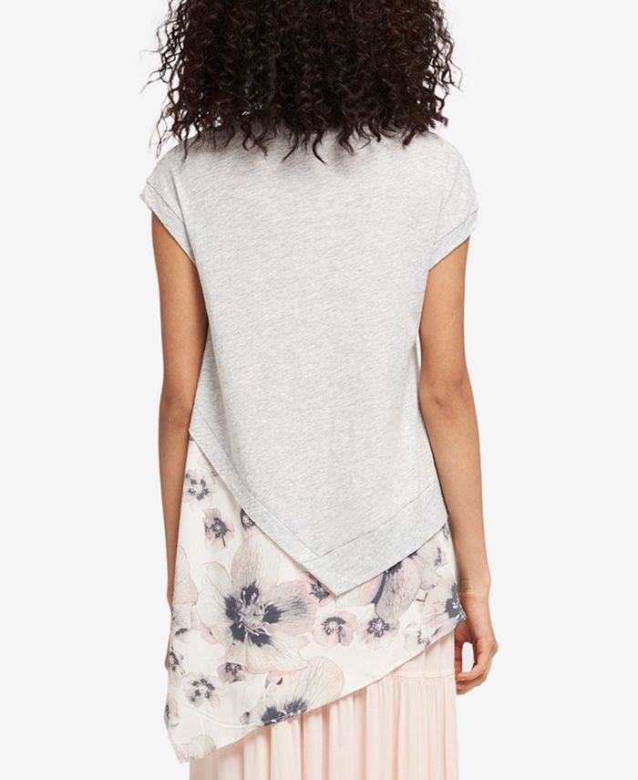 DKNY Asymmetrical Layered-Look Top, Created for Macy's - Macy's