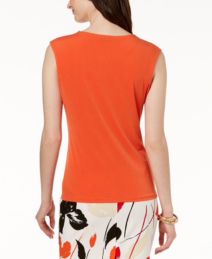 Kasper Crossover Top - Macy's