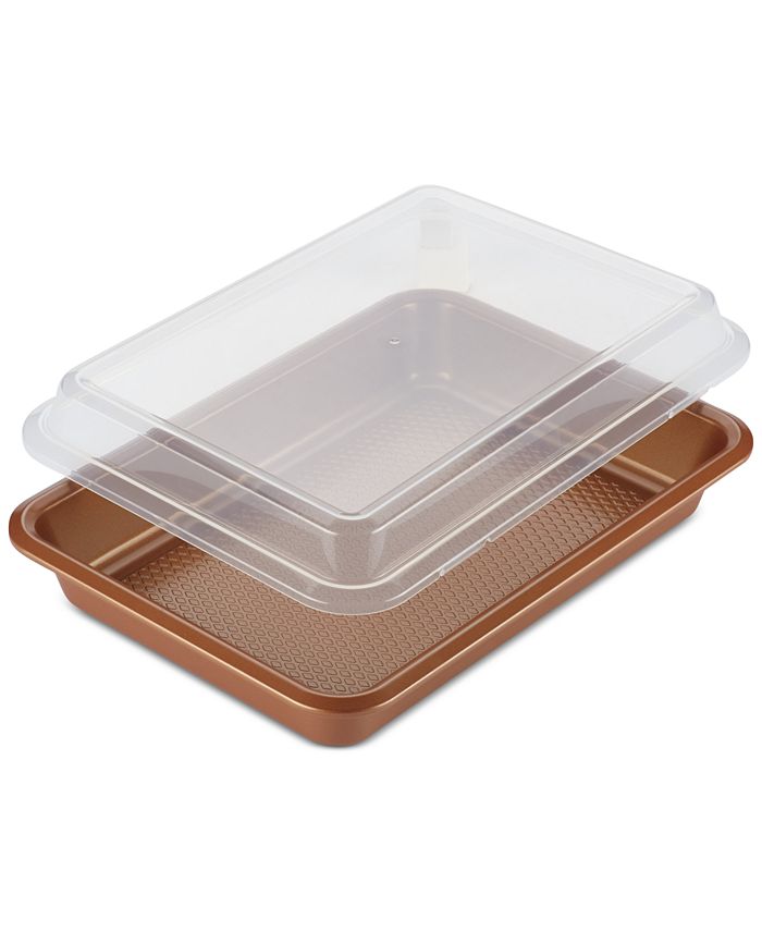Ayesha Curry Rectangular Cake Pan & Lid - Macy's