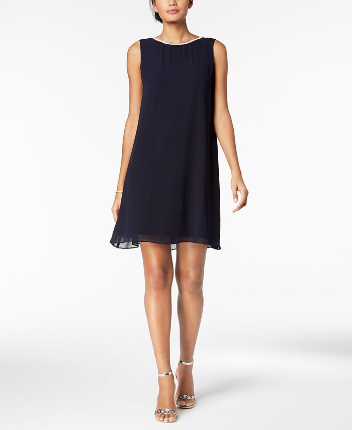 MSK Embellished T-Back Dress - Macy's