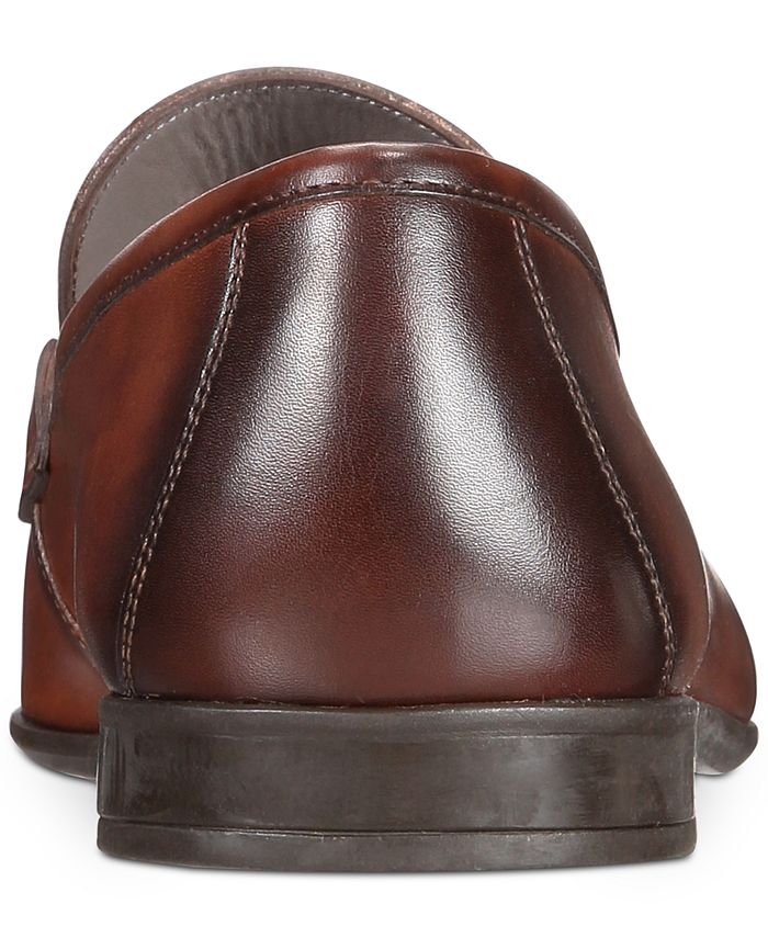 Massimo Emporio Men's Strap Leather Bit Moc-Toe Loafers, Created for ...