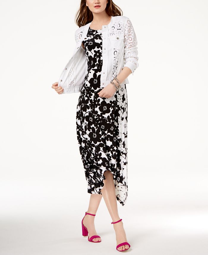 INC International Concepts I.N.C. Sheer Lace Jacket, Created for Macy's ...