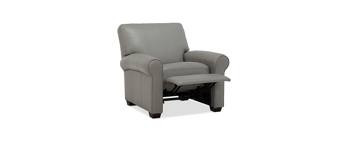Click here for Orid 36 Leather Roll Arm Pushback Recliner  Create... prices