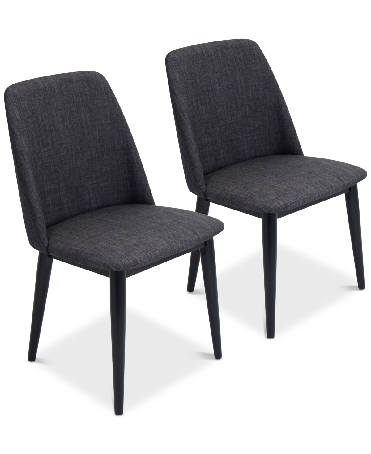 Click here for Tintori Dining Chair (Set of 2) - Charcoal prices