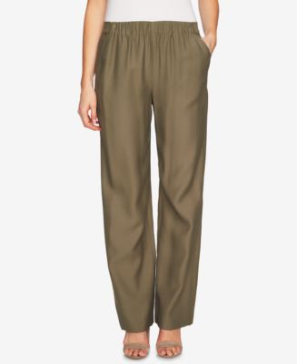 CeCe Pleated Wide-Leg Pants - Macy's