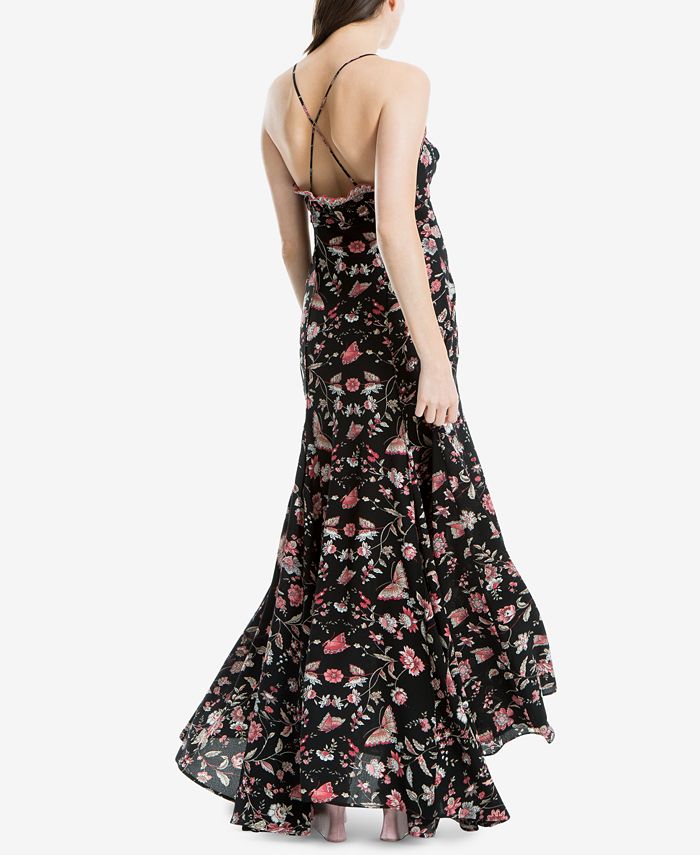 Max Studio London Printed Crepe Maxi Dress, Created for Macy's - Macy's