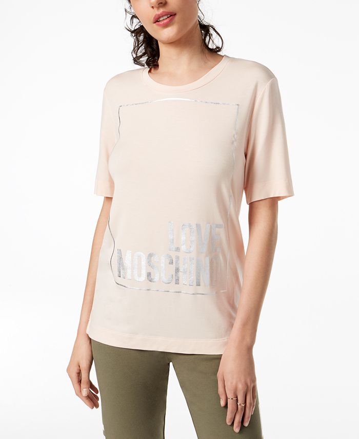 Love Moschino Love Logo Top - Macy's