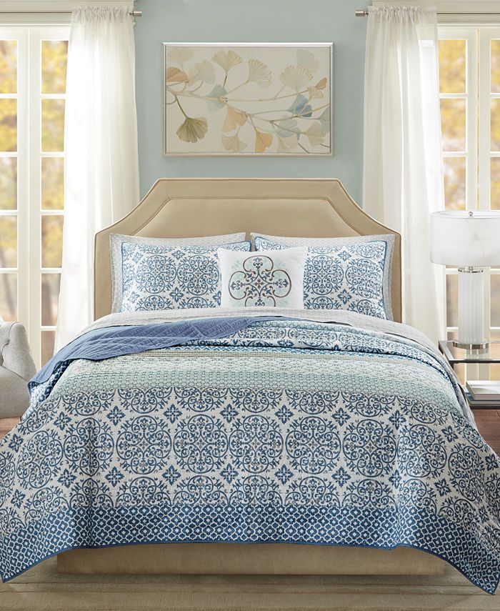 Madison Park Essentials Sybil 6-Pc. Quilt Set, Twin - Macy's