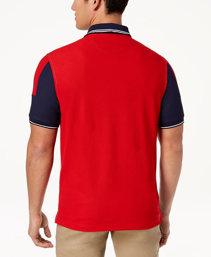 Club Room Men's Colorblocked Polo, Created for Macy's - Macy's
