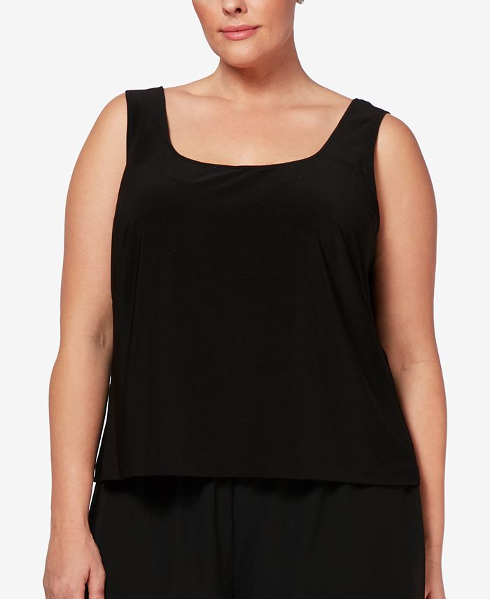 Alex Evenings Plus Size Embroidered Jacket & Top - Macy's