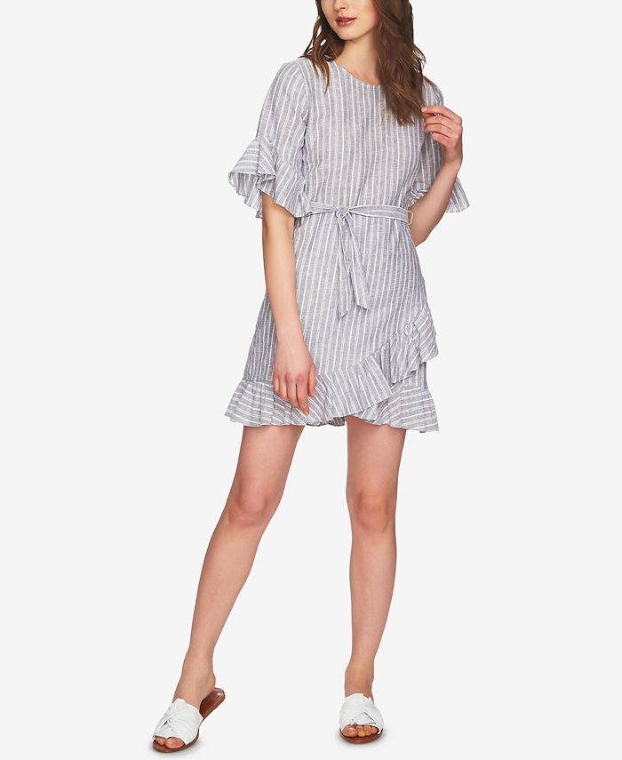 1.STATE Ruffled Faux-Wrap Dress - Macy's