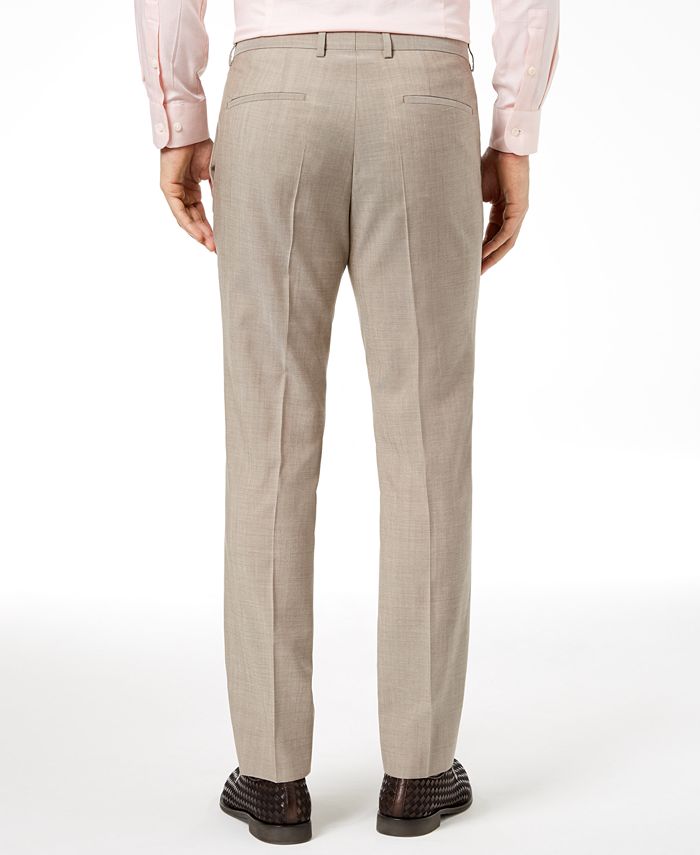 Hugo Boss HUGO Men's Modern-Fit Tan Solid Textured Suit - Macy's