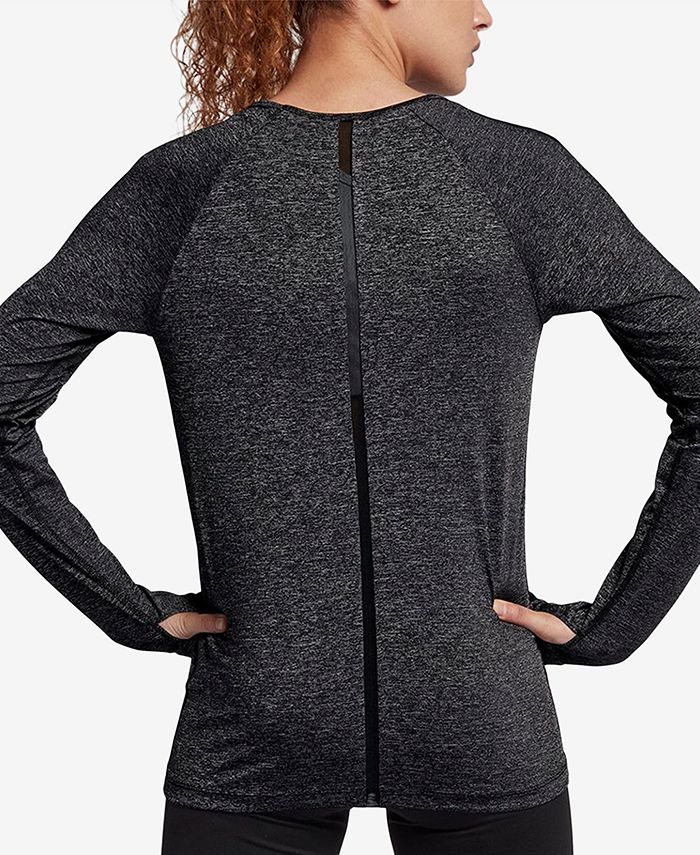 Nike Pro HyperCool Long-Sleeve Top - Macy's