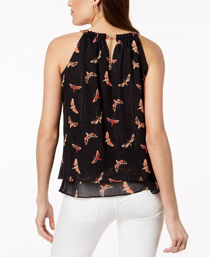 Thalia Sodi Chain-Neck Halter Top, Created for Macy's - Macy's