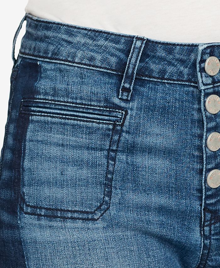 WILLIAM RAST High-Waisted Frayed-Cuff Skinny Jeans - Macy's