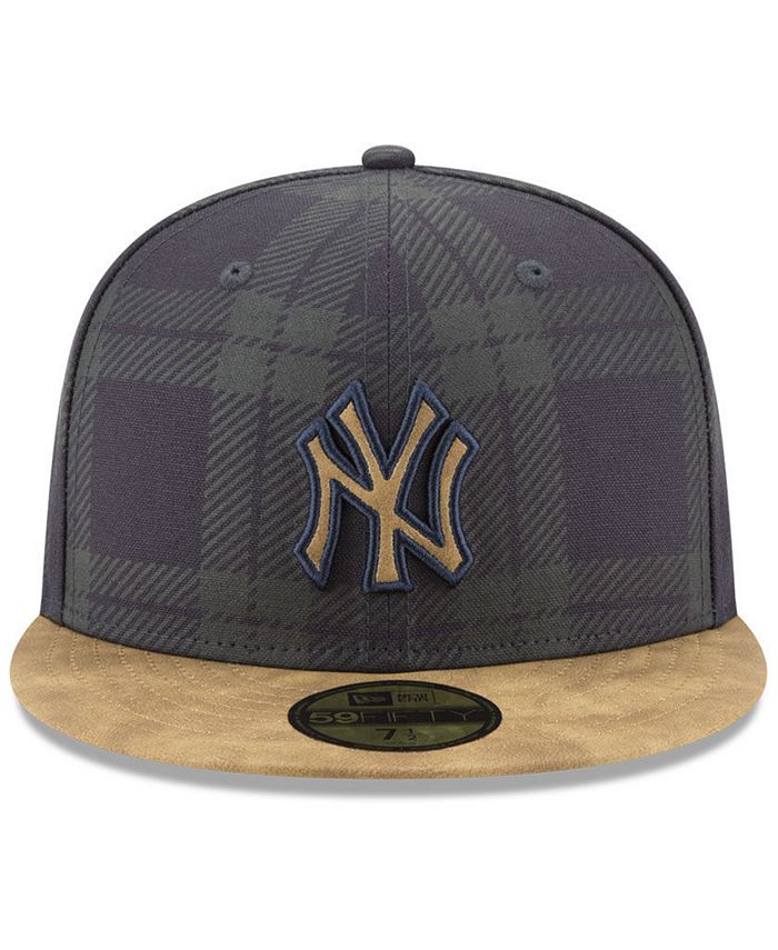 New Era New York Yankees Plaid 59FIFTY Fitted Cap - Macy's